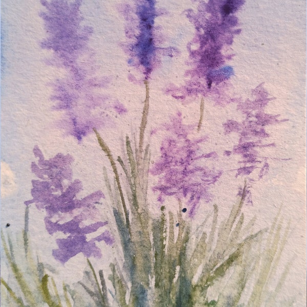 Lavender Painting - Etsy