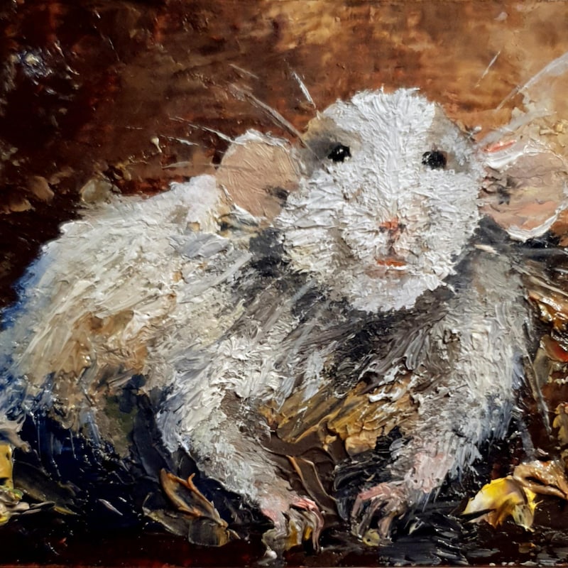Rat Painting - Etsy