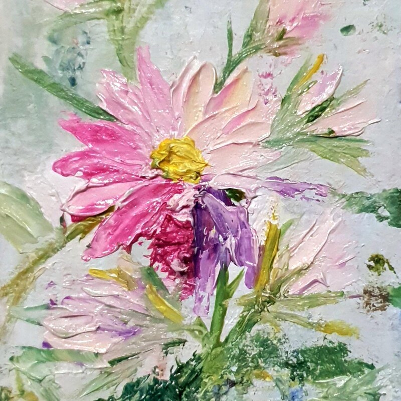 Daisy Painting - Etsy