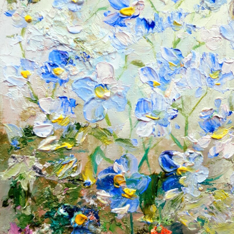 Forget Me Not Art - Etsy
