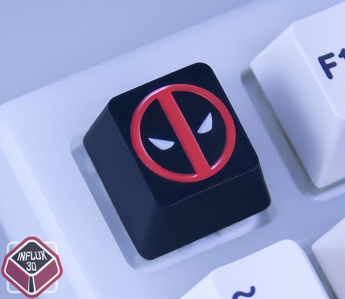Deadpool Keycap for Mechanical Keyboard - Etsy