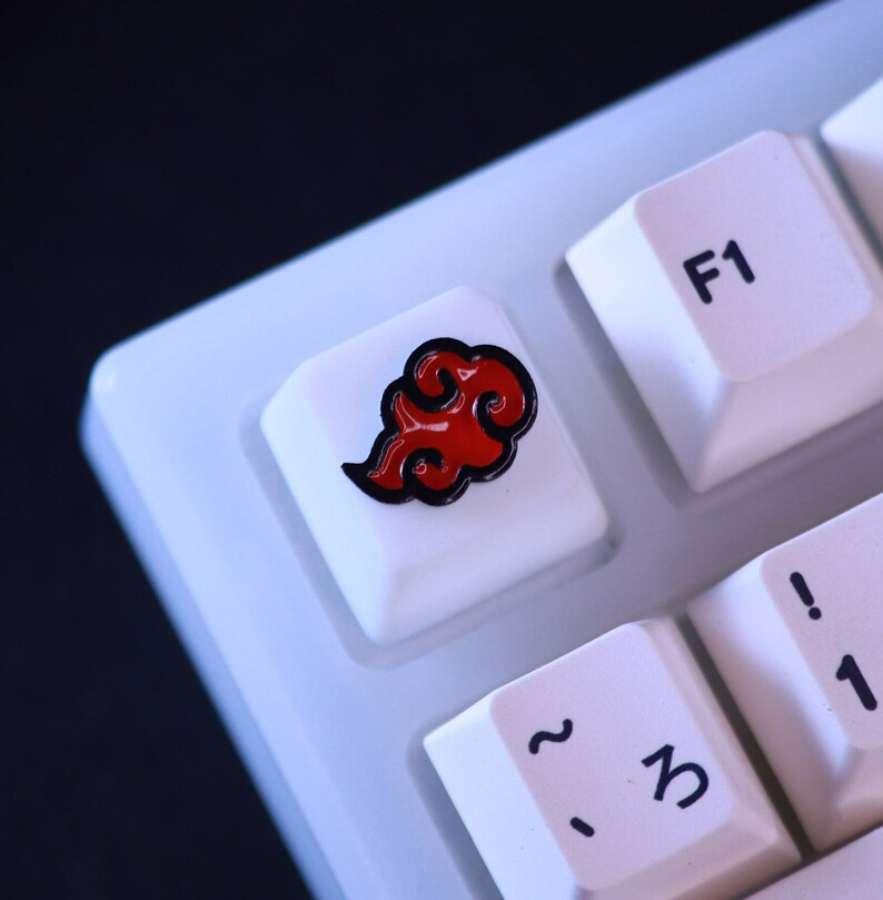 Akatsuki Naruto Artisan Keycap for Mechanical Keyboard - Etsy Australia