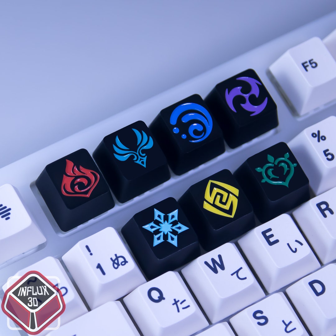 Genshin Impact Artisan Keycap for Mechanical Keyboard - Etsy