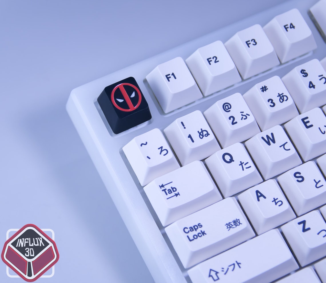 Deadpool Keycap for Mechanical Keyboard - Etsy