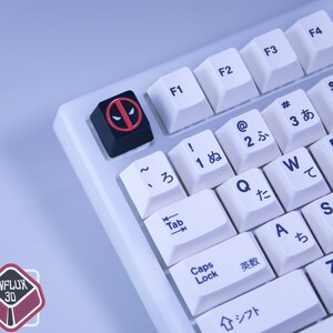 Deadpool Keycap for Mechanical Keyboard - Etsy