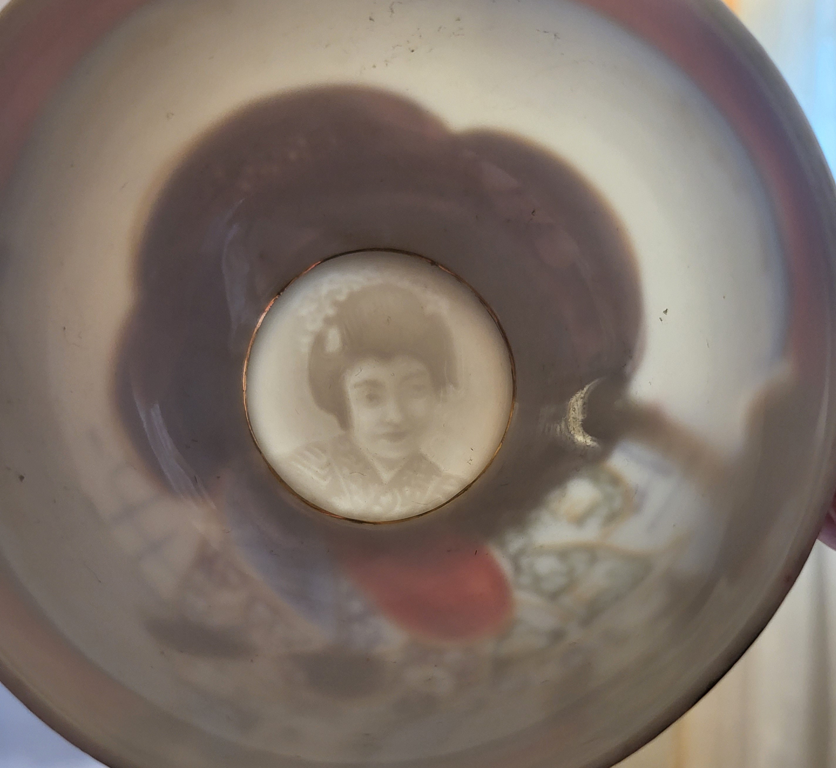 Japanese Geisha Lithophane Porcelain Tea Set by Satsuma 1960s - Etsy