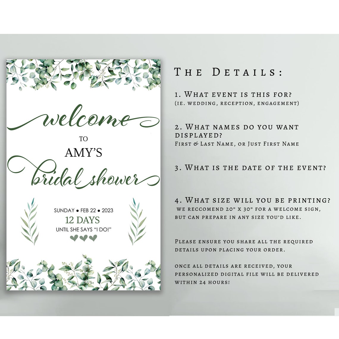 Garden Party Welcome Sign | Outdoor Garden Theme Decor | Garden Wedding ...