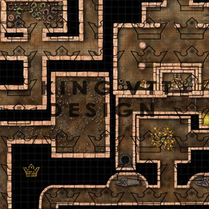 4in1 RPG Tomb Scenario Maps Vol. I| D&D Maps | VTT Maps | Battle Map ...