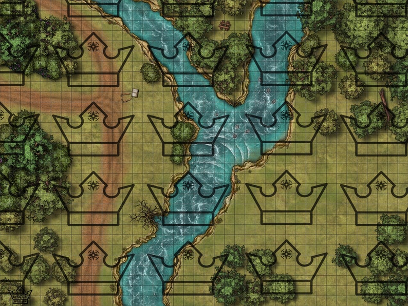 RPG Rivers Scenario Maps Vol. I | D&D Maps | VTT Maps | Dungeons and ...