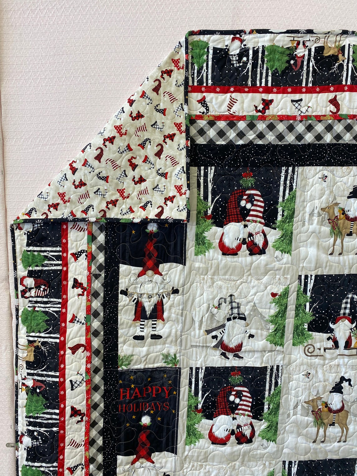 Gnome-antics Quilt - Etsy Canada
