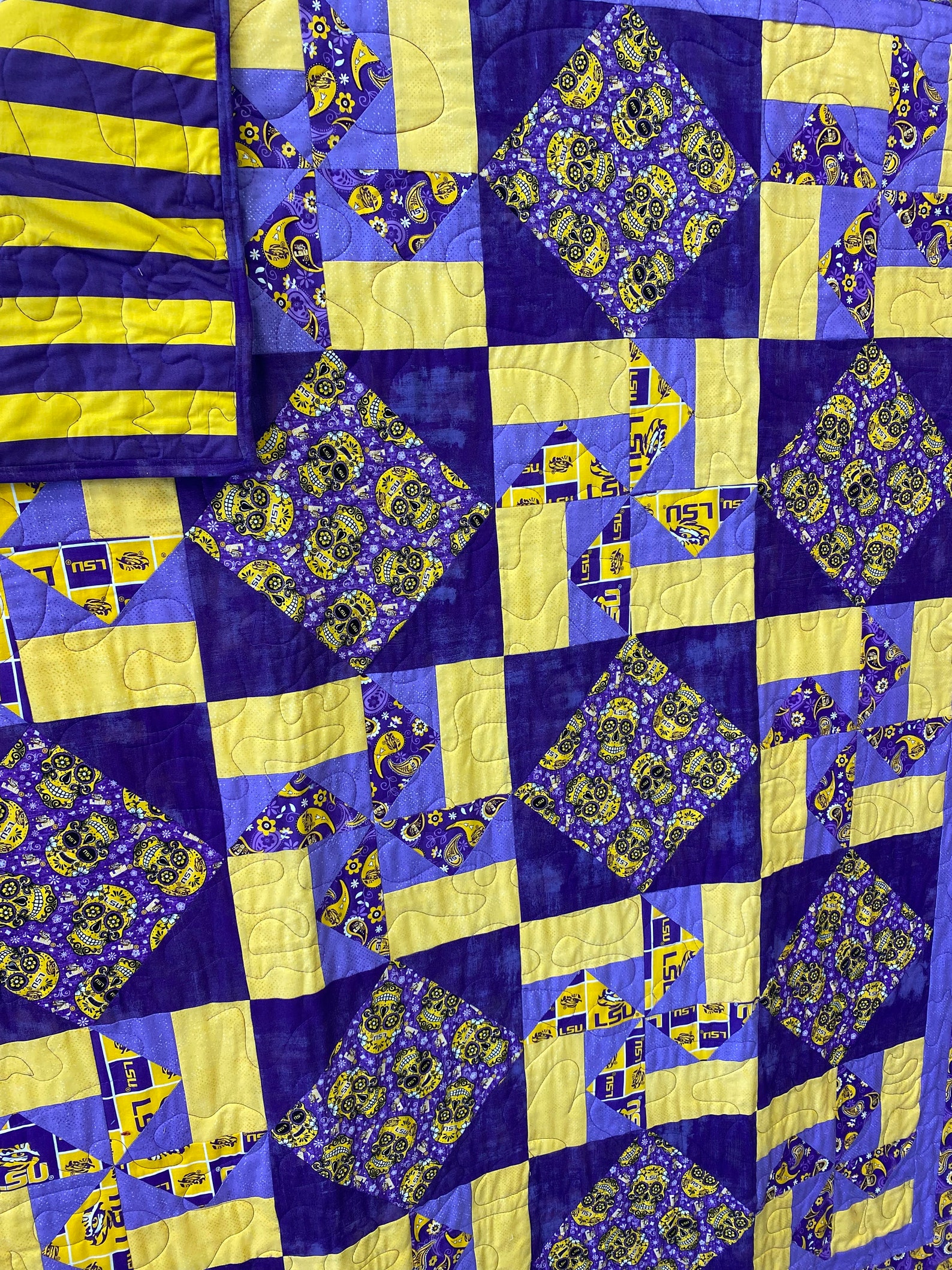 LSU Quilt - Etsy