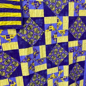 LSU Quilt - Etsy