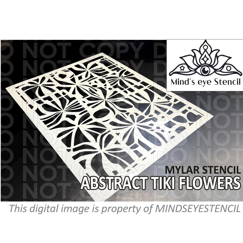 Tiki Stencils - Etsy