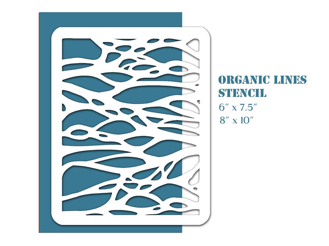 ORGANIC LINES Stencilmade to Order - Etsy