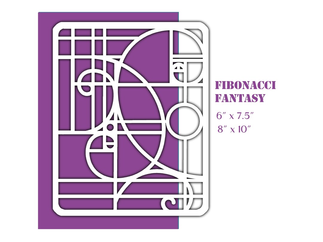 FIBONACCI FANTASY Stencilmade to Order - Etsy Australia