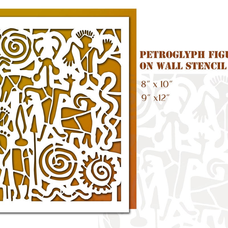 Southwestern Stencil - Etsy