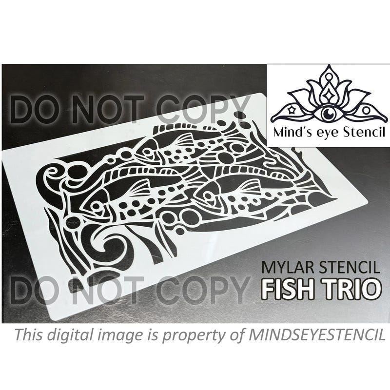 Fish Stencil - Etsy