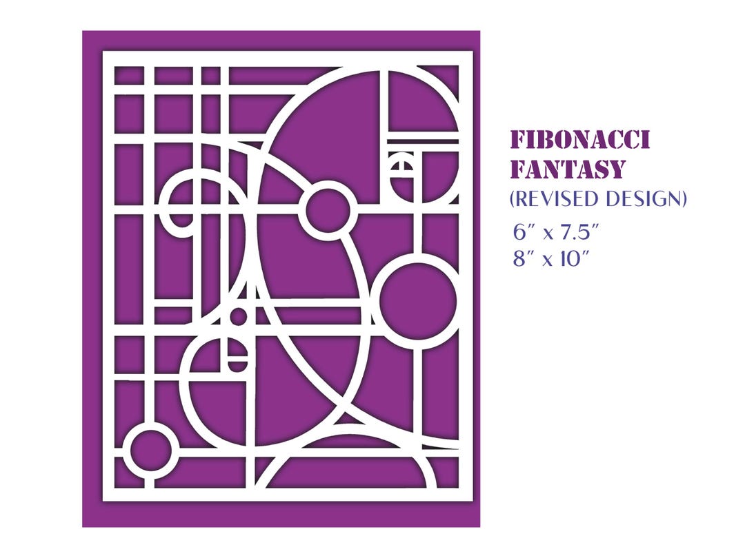 FIBONACCI FANTASY Stencilmade to Order - Etsy Canada