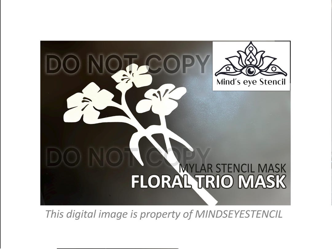 FLORAL TRIO MASK -(made to Order) - Etsy
