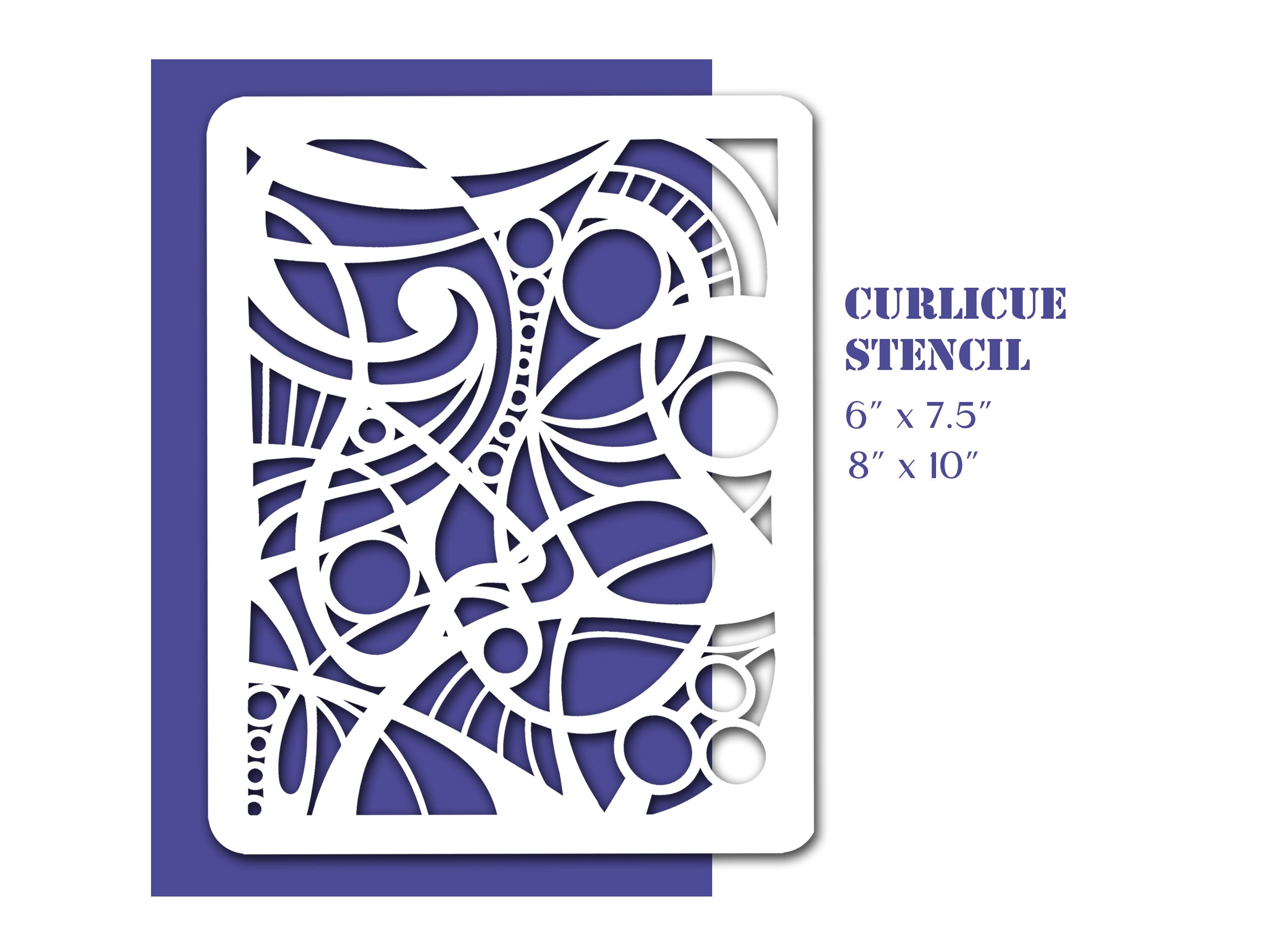 CURLICUE Stencilmade to Order - Etsy