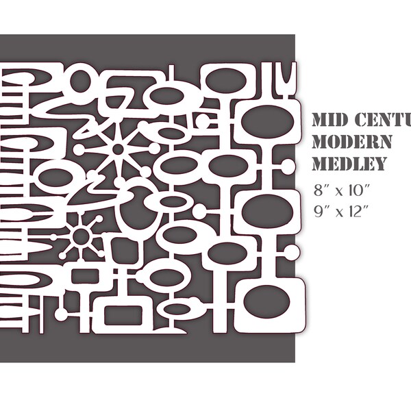 Modern Stencils - Etsy