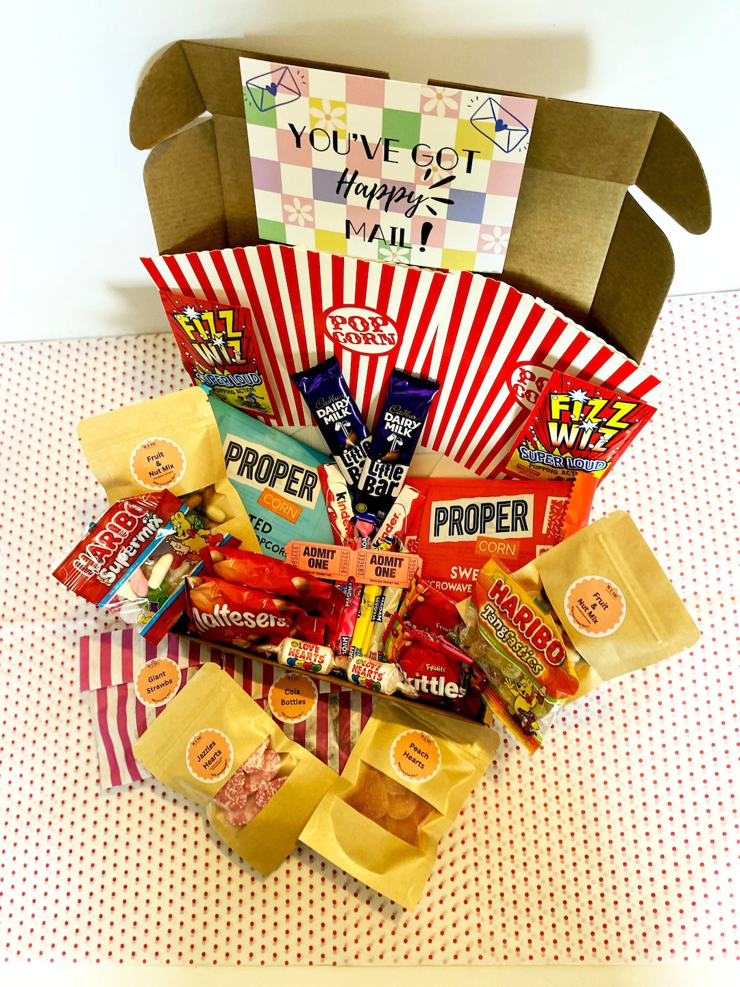 Deluxe Double Movie Night Snack Box, Treat Box,family Film Night Snacks ...
