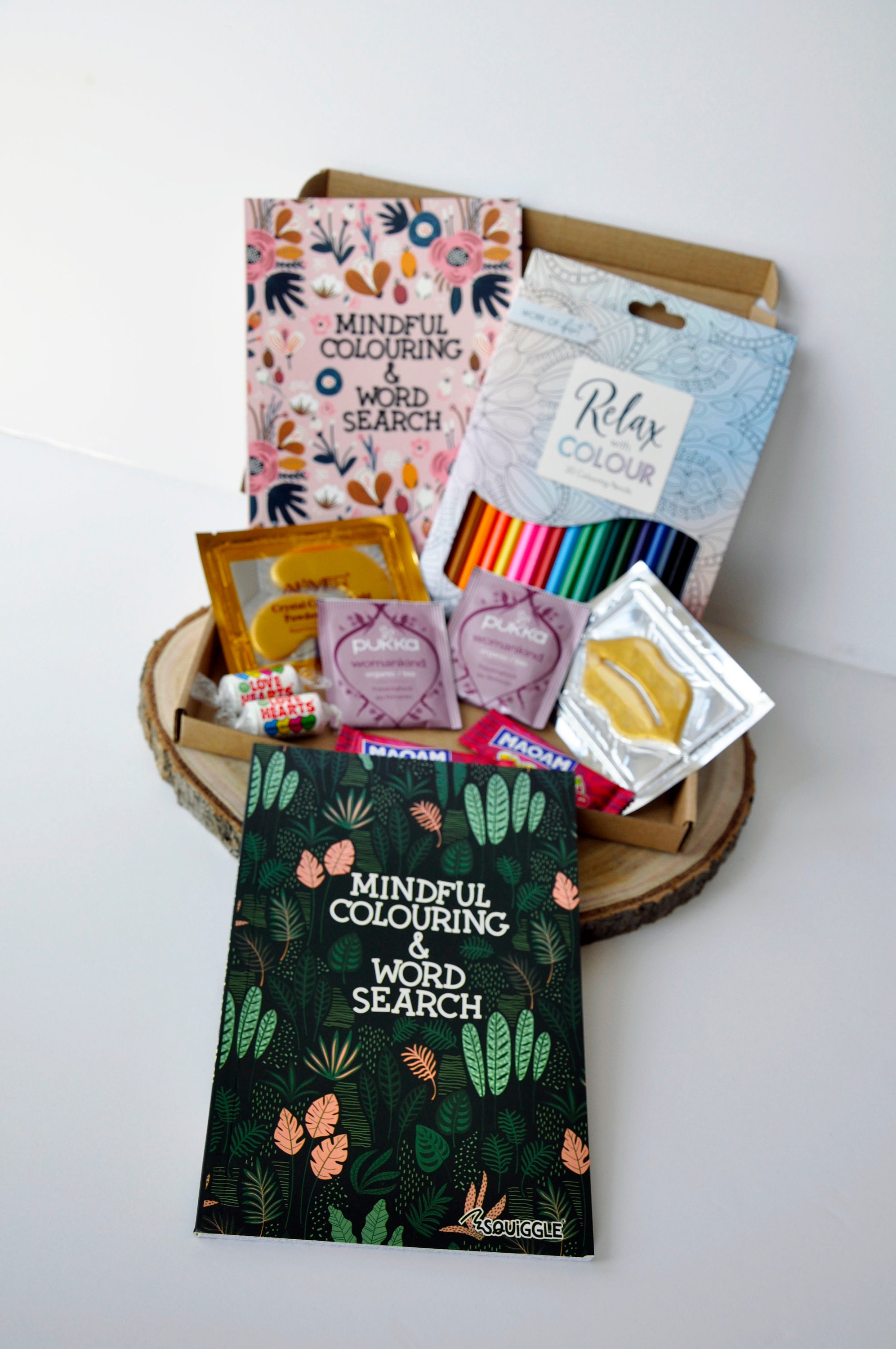Adult Colouring Book Gift Set, Mental Health Box, Distraction Box ...