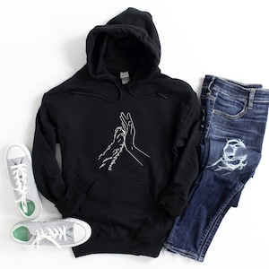 Paw and Hand Sweatshirt, Dog Lover Sweater, Dog Paw Animal Lover ...