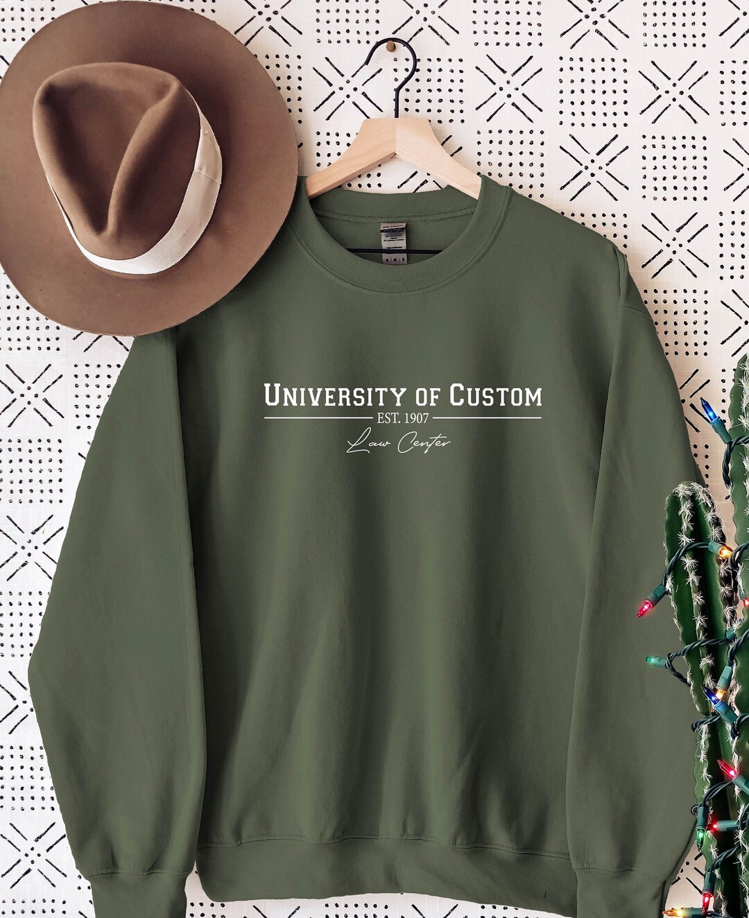 Custom University Law School Sweatshirt: Personalized College Gift - Etsy