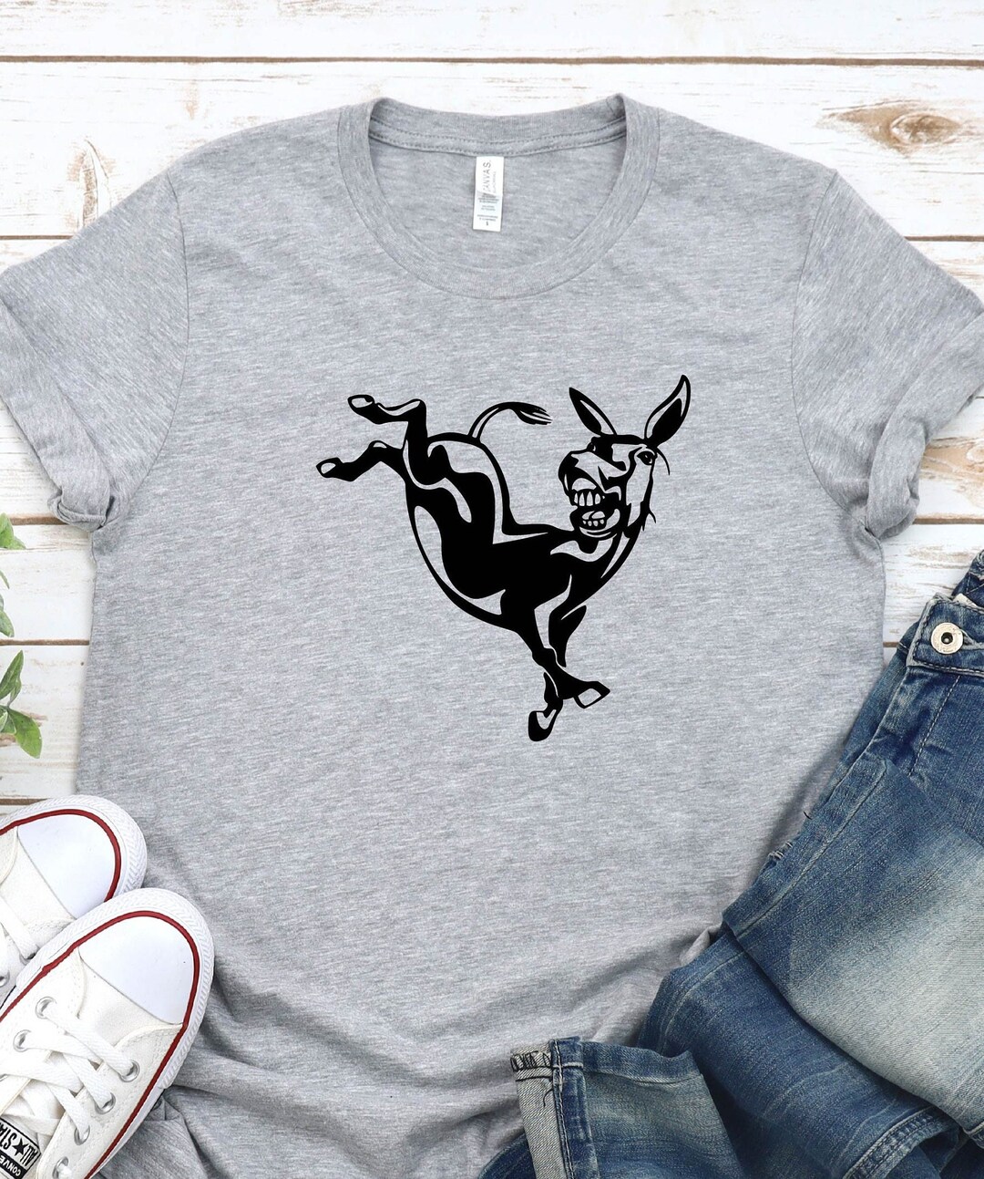 Dancing Donkey Shirt, Funny Animal T-shirt, Funny Farm Animal Shirt ...