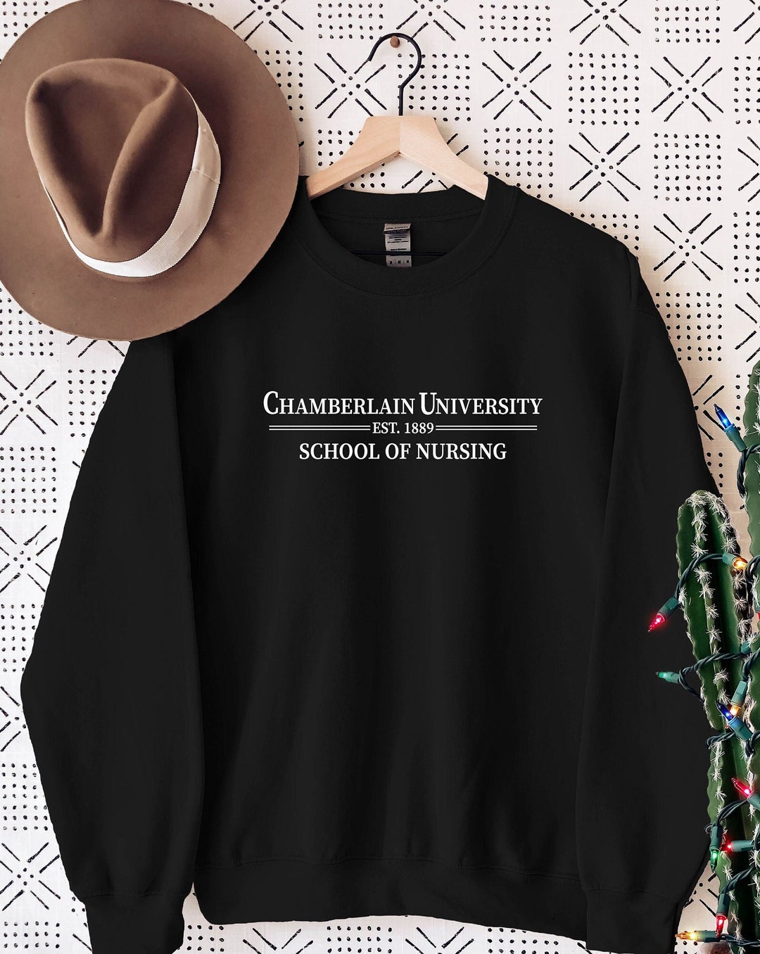 Chamberlain University School of Nursing Sweatshirt - Customizable - Etsy