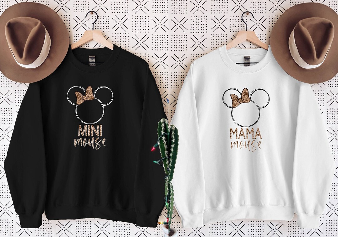 Mickey Mama and Her Mini Sweatshirt, Mother's Day Gift, Disney Mom and ...