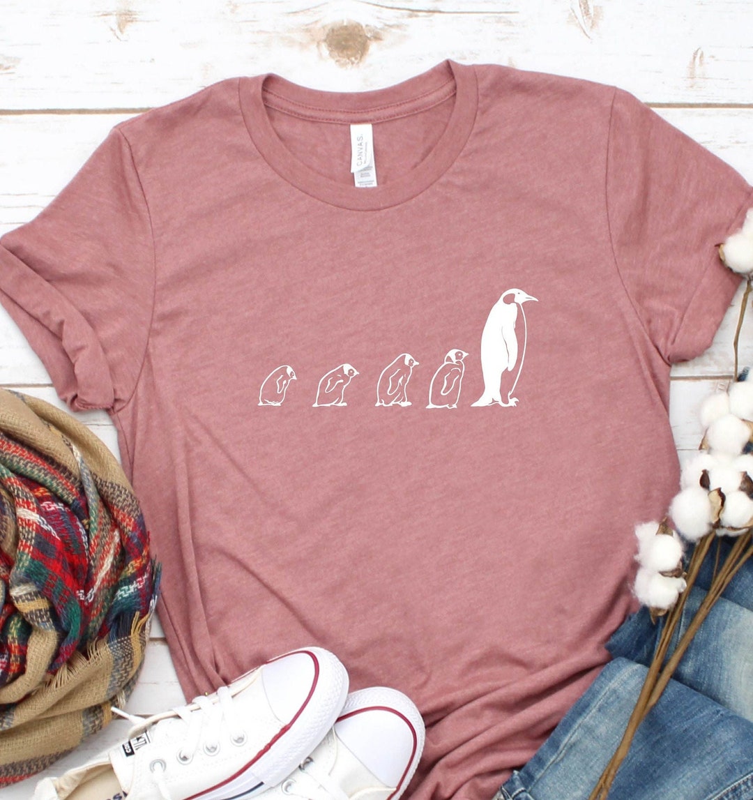Funny Penguins Crew Shirt, Penguin Shirt, Penguin Tee, Penguin Lover ...