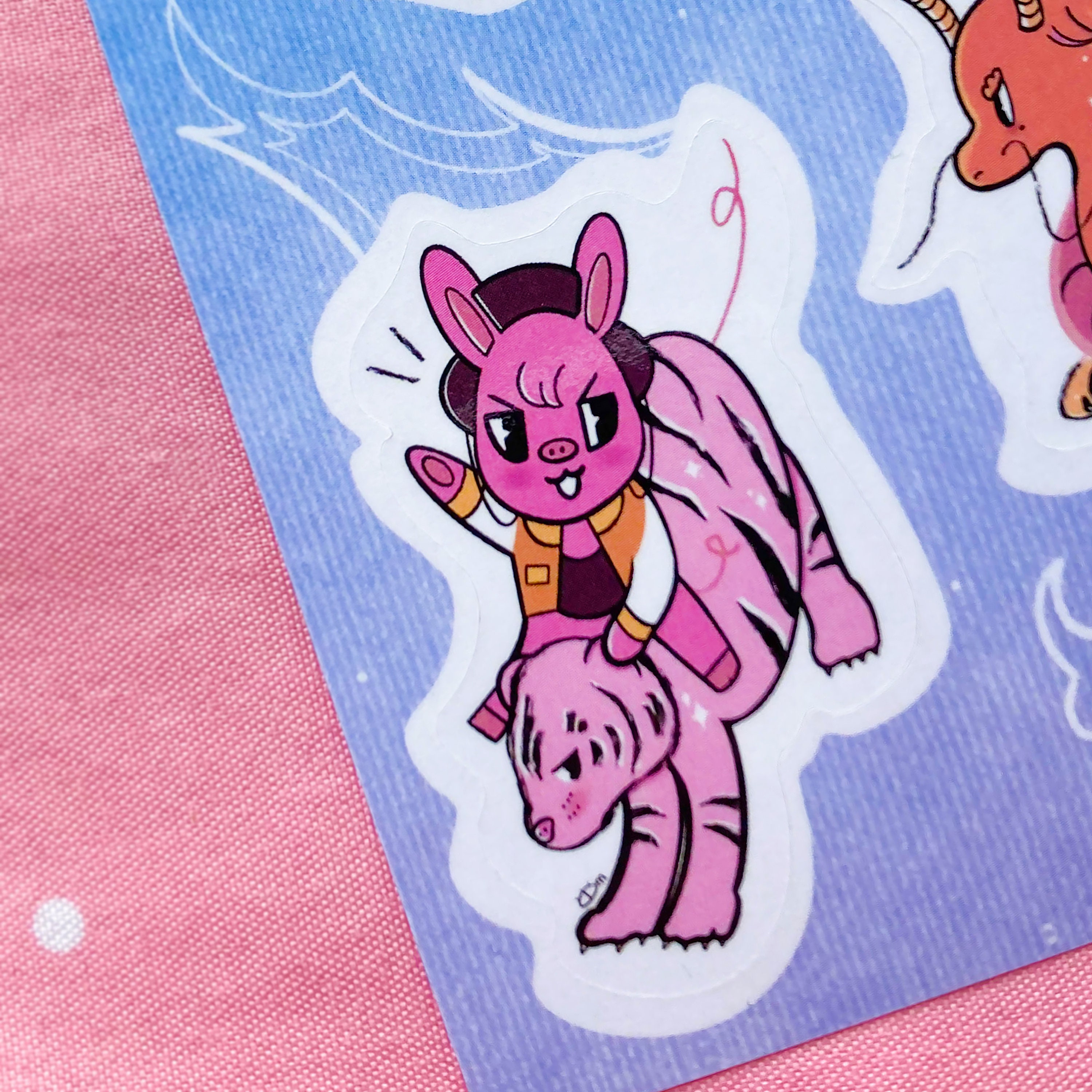 Stray Kids SKZOO Sticker Sheet // 5-STAR Themed: Tigers X Dragons - Etsy