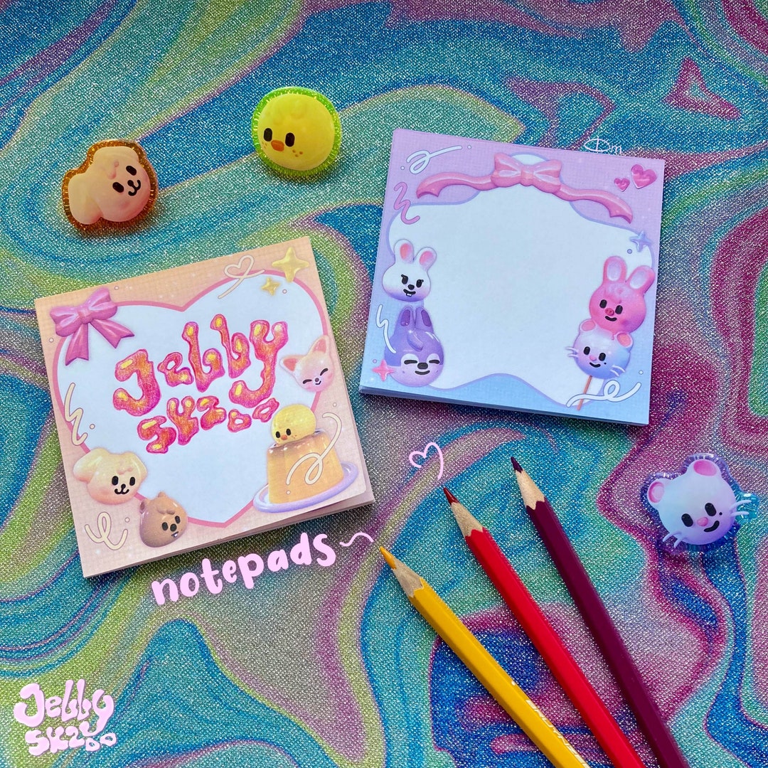 Stray Kids // Jelly SKZOO Notepads - Etsy