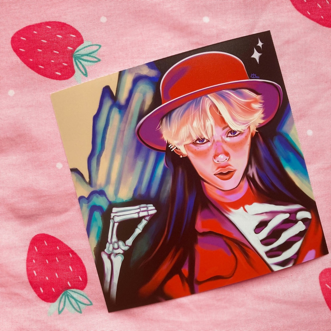 Stray Kids Art Print // Felix THUNDEROUS Skeleton - Etsy