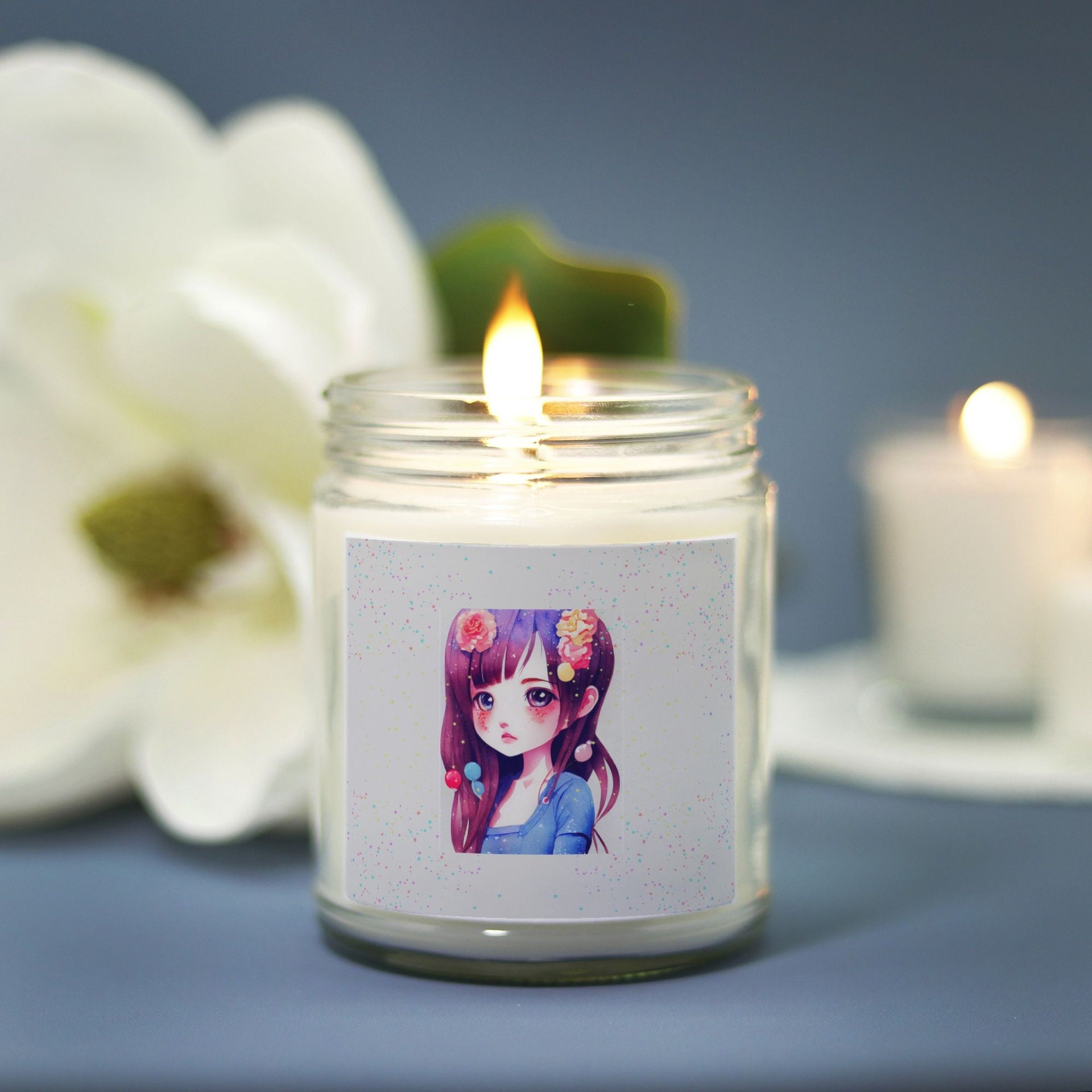 Anime Candle Manga Anime Girl Handpoured Candle 9oz - Etsy