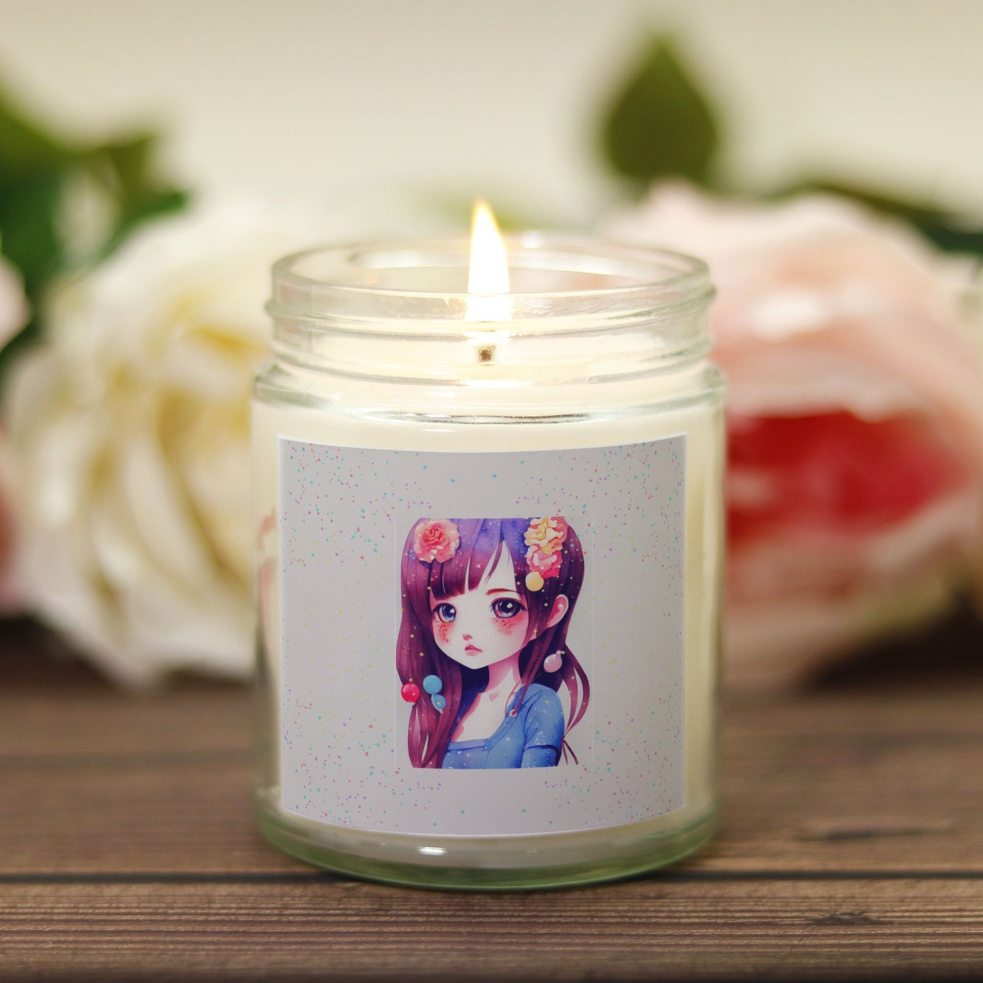 Anime Candle Manga Anime Girl Handpoured Candle 9oz - Etsy