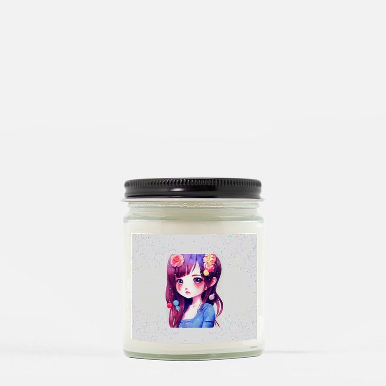 Anime Candle Manga Anime Girl Handpoured Candle 9oz - Etsy