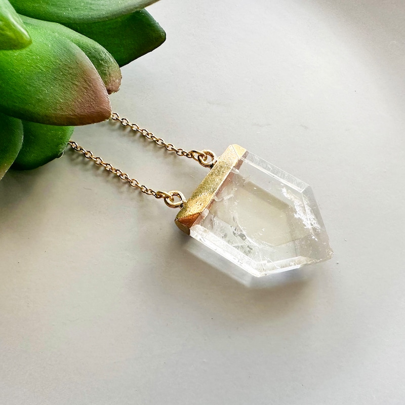Quartz Necklace - Etsy