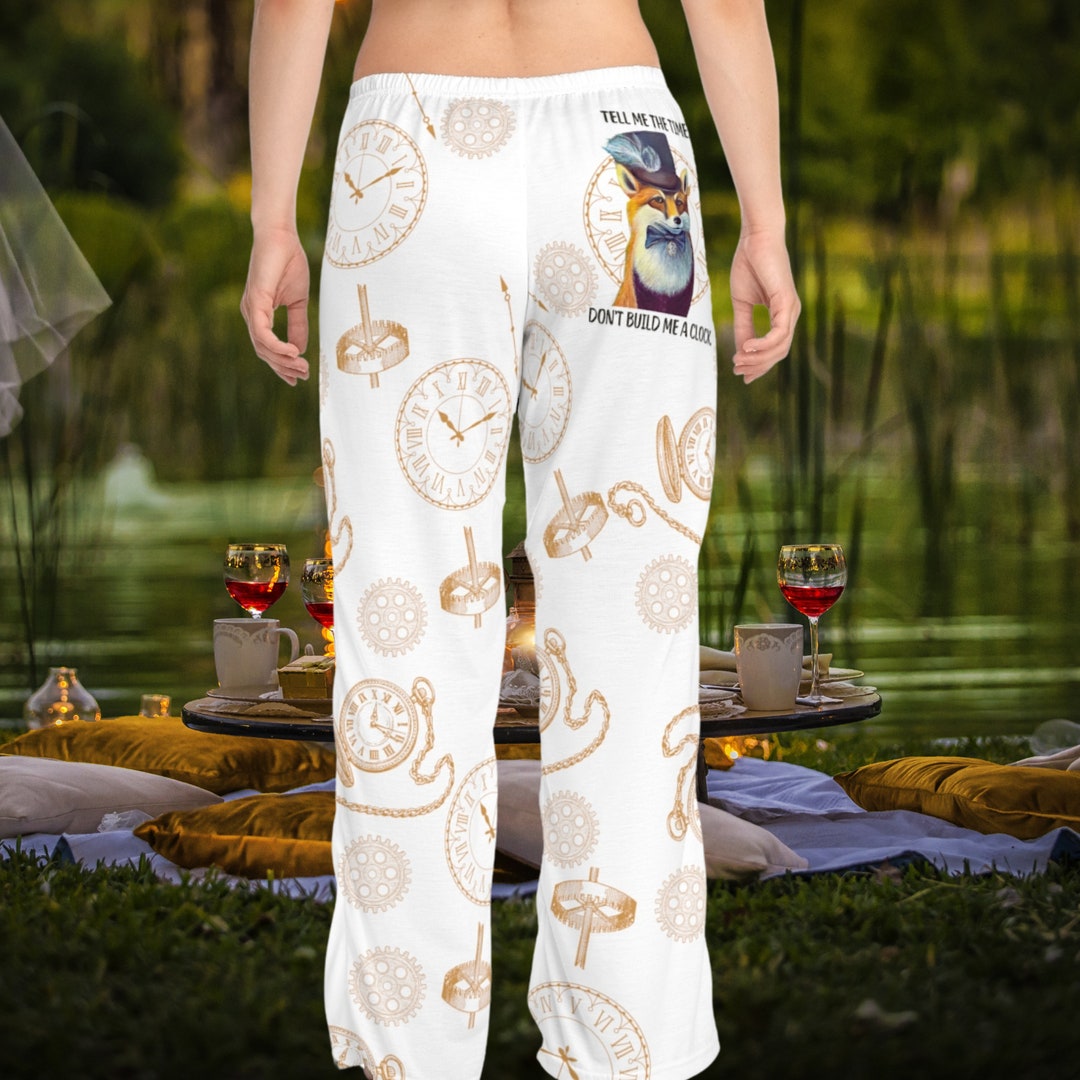 Sly Fox Pyjamas Pants, Sophisticated Fox Loungewear, Fox Lover Gift ...