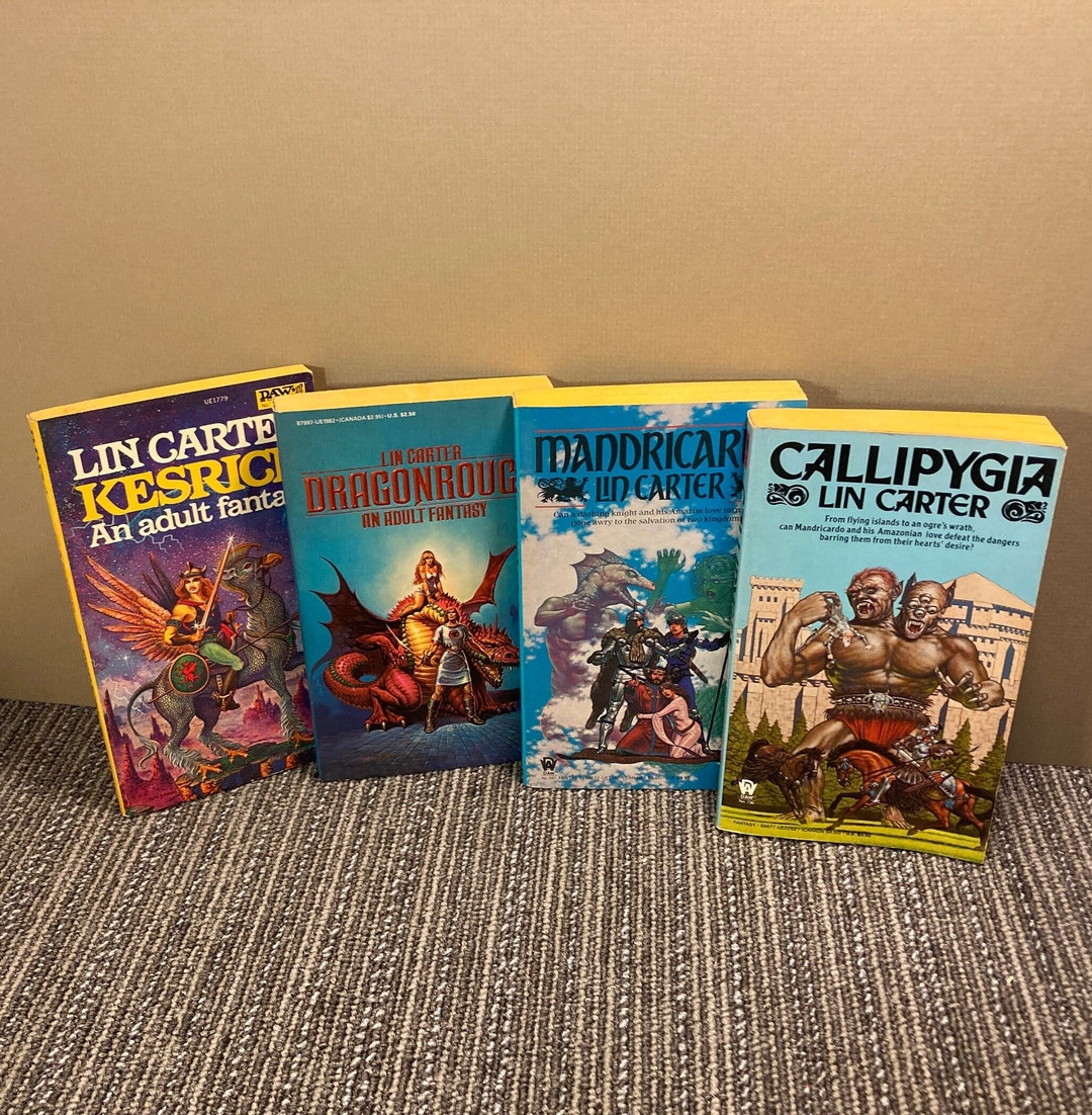 Complete Terra Magica Series, Lin Carter, 4 Paperback Books, Fantasy ...