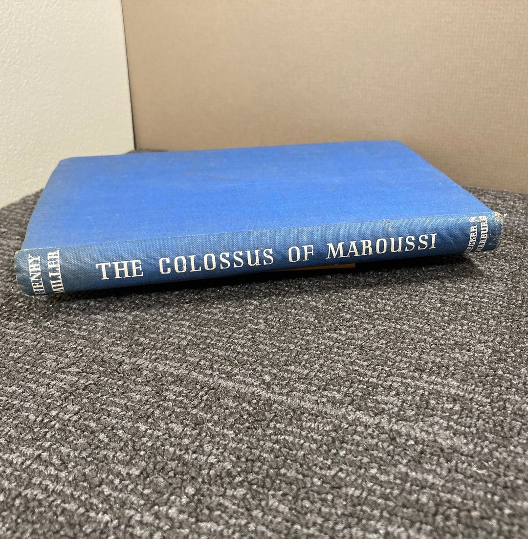 The Colossus of Maroussi by Henry Miller, Secker & Warburg, 1945 ...