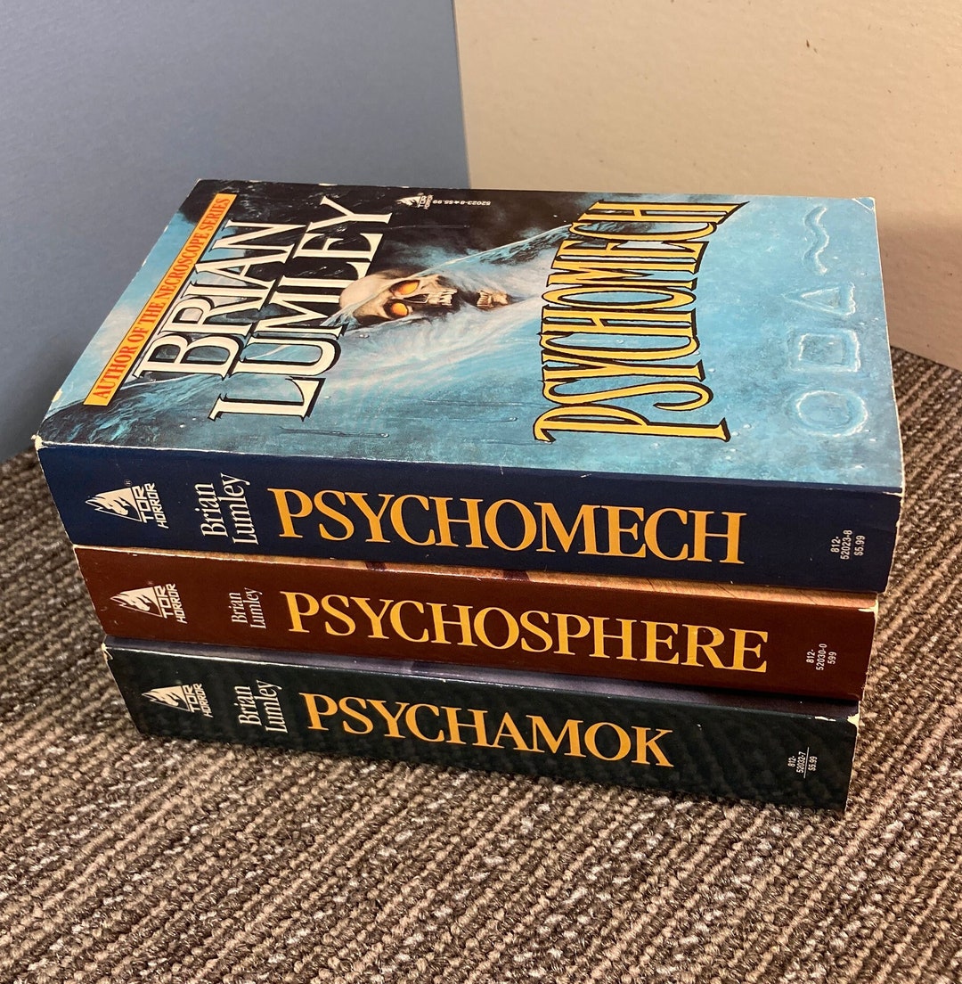 Complete Psychomech Series, Brian Lumley, 3 Paperback Books ...
