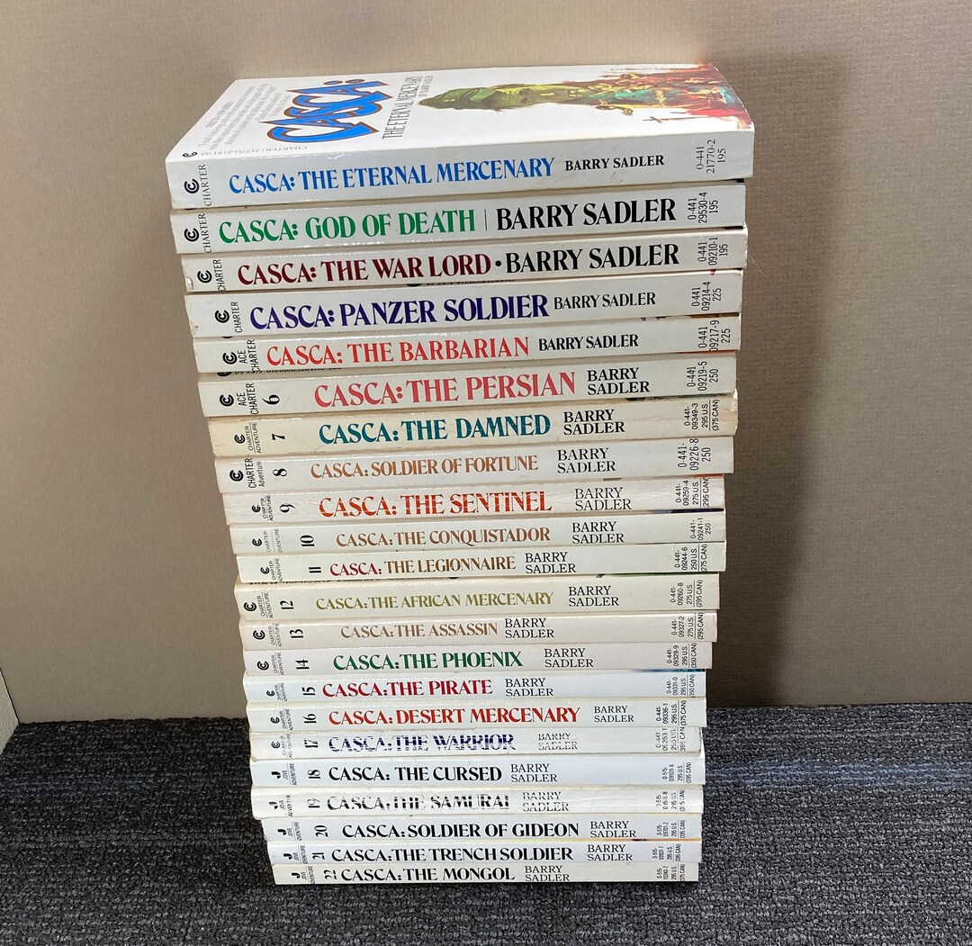 Complete Casca Series, Barry Sadler, 22 Paperback Books, Historical ...
