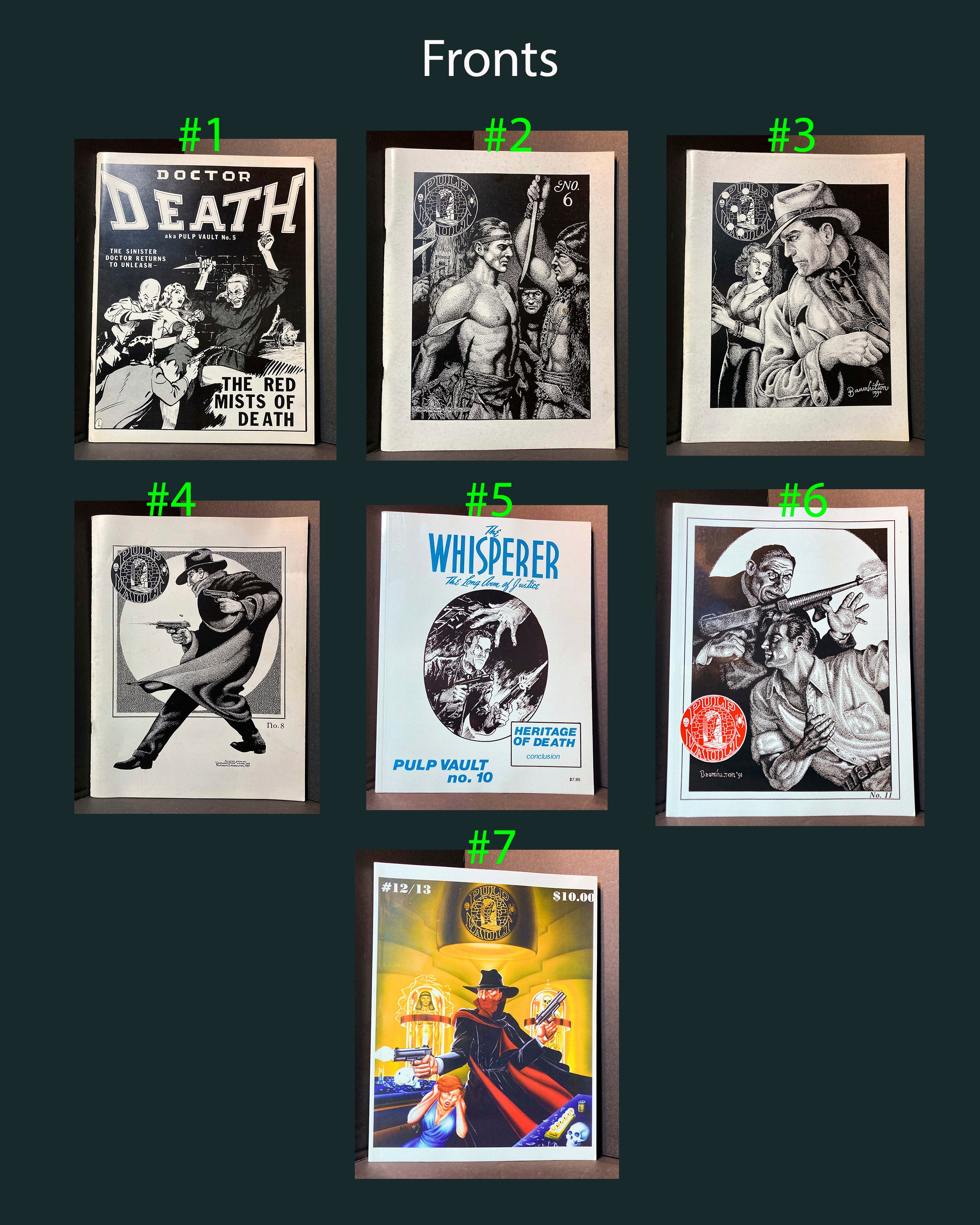 Choose an Issue, Pulp Vault, Editor Doug Ellis, A Collection of Pulp ...