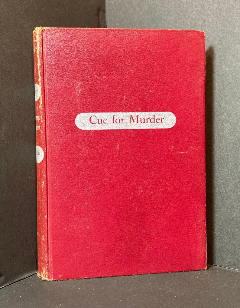 Cue for Murder by Helen Mccloy Murder Mystery Detective - Etsy
