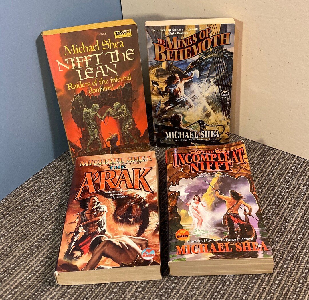 Complete Nifft Series, Michael Shea, 4 Paperback Books, the Lean Mines ...