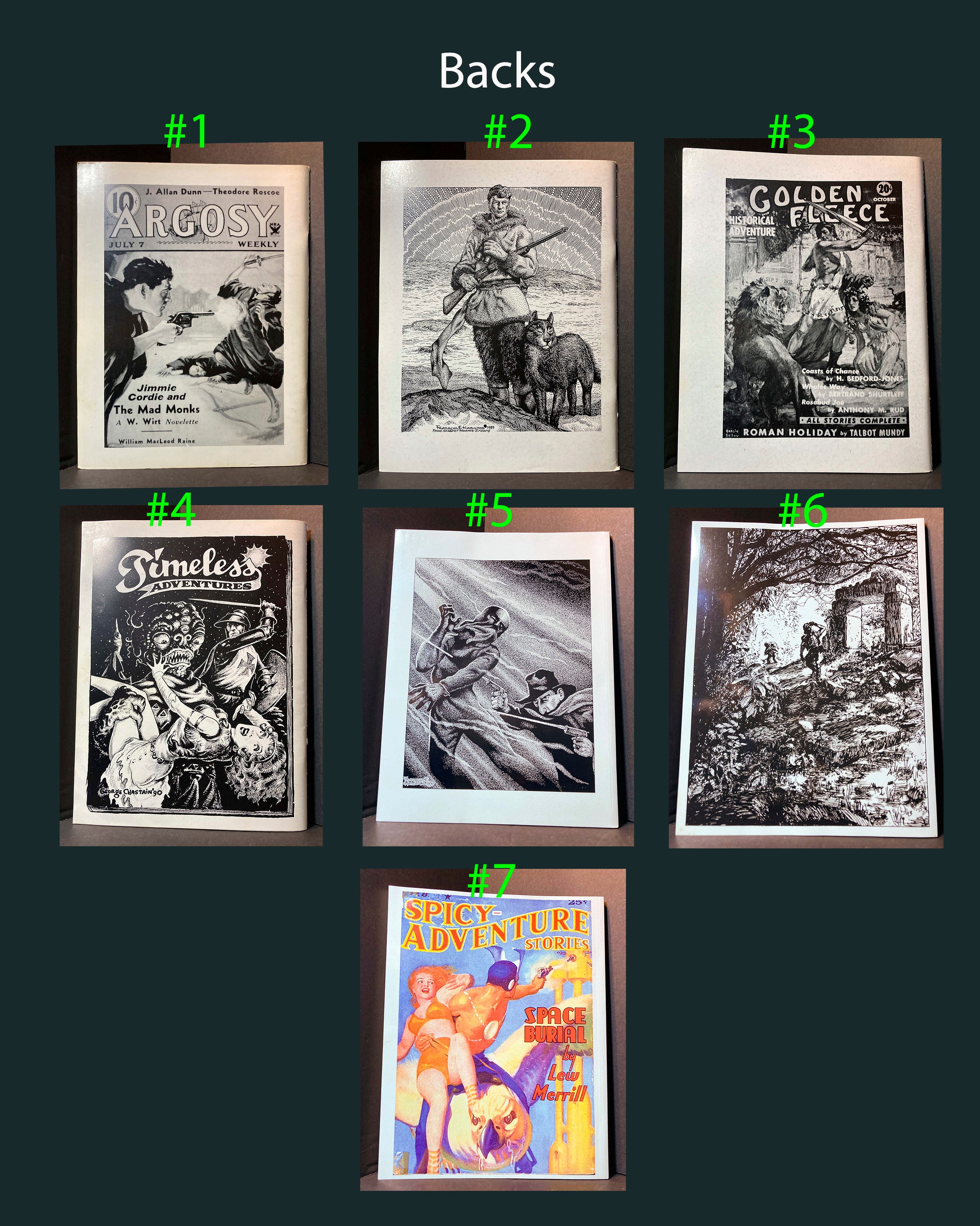 Choose an Issue, Pulp Vault, Editor Doug Ellis, A Collection of Pulp ...