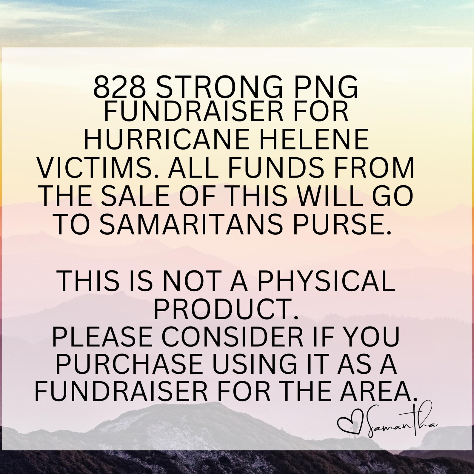 828 Strong PNG, Mountain Strong Png, WNC Png, Hurricane Helene NC Png ...